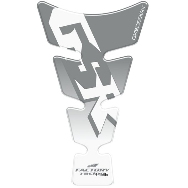 ワンデザイン ONEDESIGN タンクパッド GSRサイズ:213x128mmカラー:シルバー/クリア グラデーション材質:PVC※貼り直しはできません。必ず貼付面の清掃・脱脂、位置決めをしてから貼り付けしてください。イタリアPRINT社...