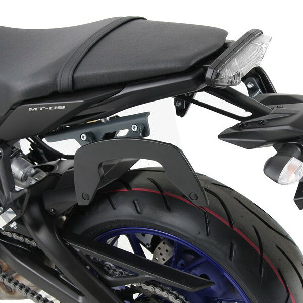 14年-16年 ヤマハ MT-09素材：スチール/アルミニウム耐荷重：5kg（Orbitサイドケース使用時は片側3kg）※取り付けには多少の加工が必要な場合がございますソフトサイドバックをを使用する際には「C-Bow / シーボウ」が必要で...