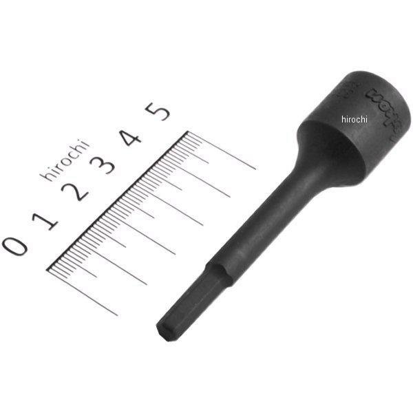 3012M.75-5 3/8インチ sq. ヘックスビットソケット 全長75mm 5mm3012M-75-5-KK楽天 JP店