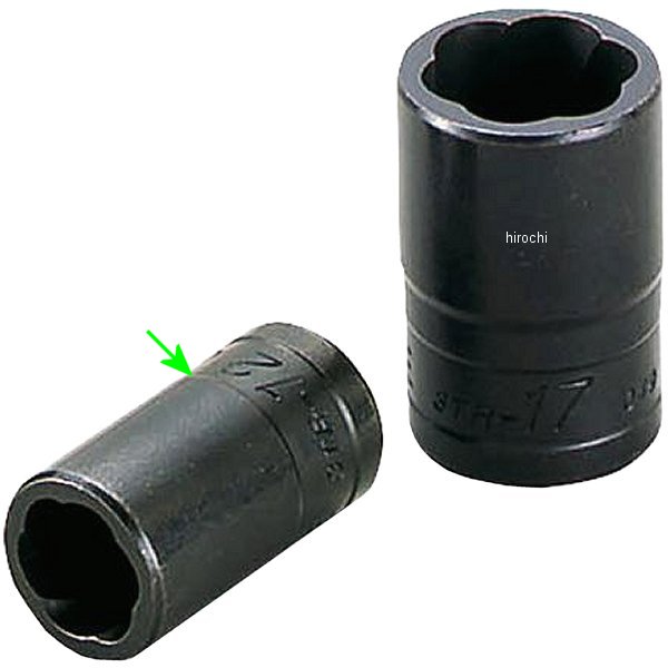 トルネードソケット 対辺 12mm 長さ 32mm 差込角 9.5mm (3/8インチ) 3TR-12楽天 JP店