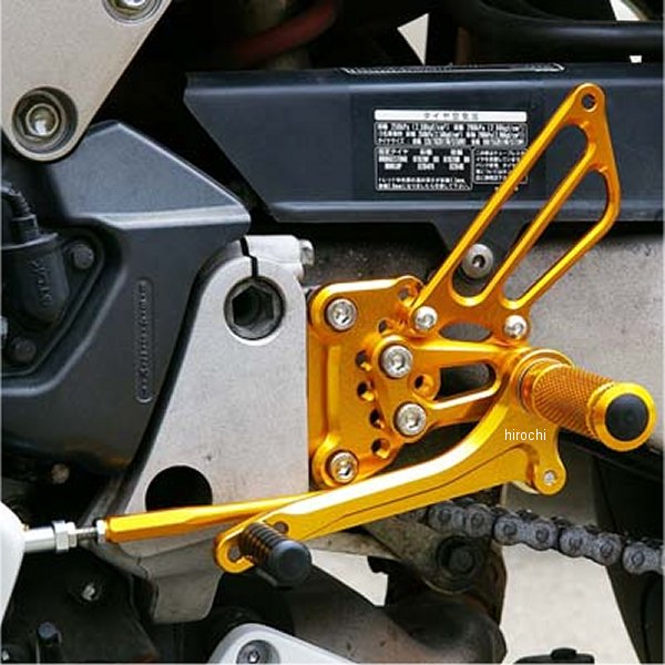 ベビーフェイス BabyFace バックステップキット14年-21年 VFR800Fカラー:ゴールド【仕様説明】ポジション:5シフタースイッチ対応10mmフォワード/0mm0mm/0mm0mm/12.5mmアップ10mmバック/12.5mm...