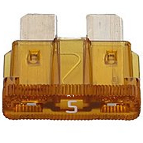 エーモン 平型ヒューズ 5A約 19x19x5mm5Ax5個入自動車ヒューズの交換に。3667楽天 JP店