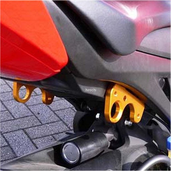 ベビーフェイス BabyFace レーシングフック08年-14年 ホンダ CBR1000RR(ABS車不可)カラー:ゴールド【仕様説明】左右セットCBR1000RR用で、門型レーシングスタンドのジャッキアップポイントや、タイダウンベルトのフ...