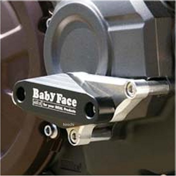 ベビーフェイス BabyFace エンジンスライダー09年以降 ヤマハ VMAX1700【仕様説明】製品のベースはジュラルミンから、そしてスライダーは摩擦係数の小さいジュラコン樹脂からの削り出しです。取り付けはカウル等の加工の必要もなく、簡...