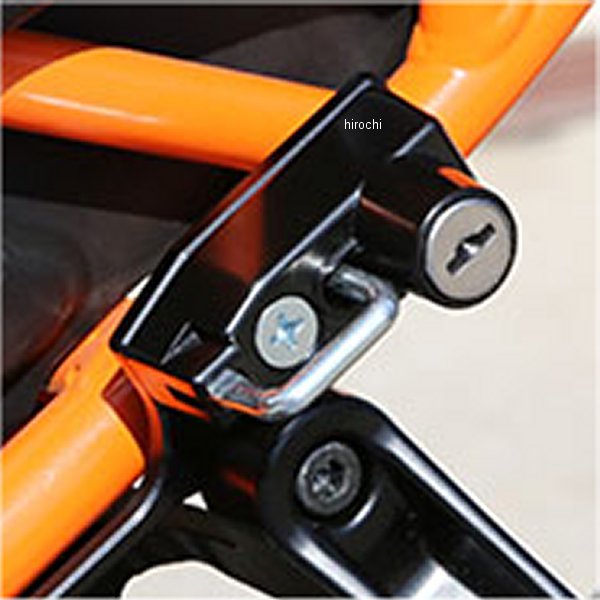 ベビーフェイス BabyFace ヘルメットロック15年以降 KTM RC12515年以降 KTM RC390【仕様説明】RC125-390用のヘルメットロックです。ベースプレートはアルミ合金からの削り出しで、タンデムブラケットと共締めで取...