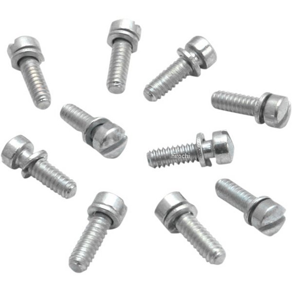 ・スクリュー、スロット付き、ロックワッシャー。・10-24 x 3/4"。・10個入り。・アメリカ製。50-0063楽天 JP店　