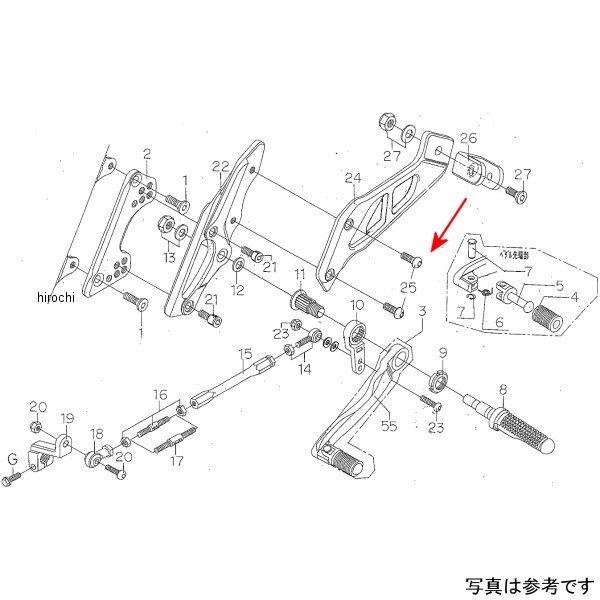 9164-H55-10 ビート BEET LH タンデムホルダーボルト CB400HV9164-H55-10楽天 JP店