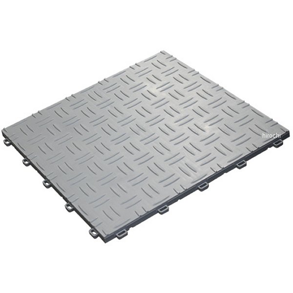 テックタイル単品カラー:ライトグレーサイズ:330mm×330×13mm素材:ポリプロピレン合成樹脂内容物:1枚【仕様説明】・広がるフロア演出テックタイル（樹脂製連結パネル）を敷くことで、デザイン性に優れたフロアを簡単に作ることができます。...
