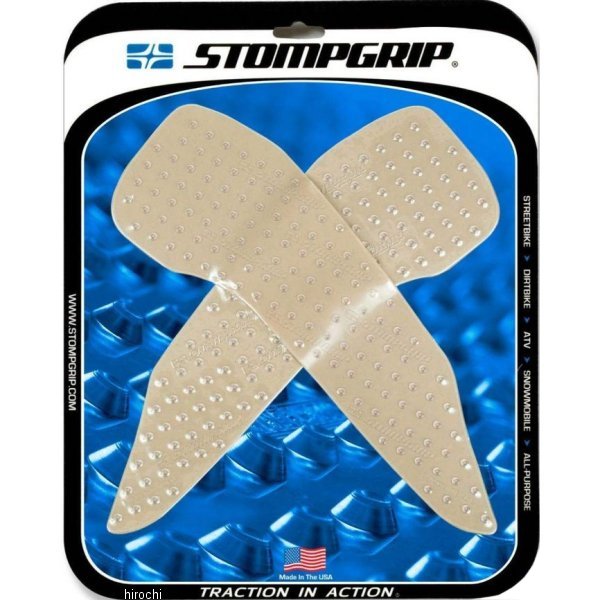 ストンプグリップ STOMPGRIP トラクションパッドタンクキット ボルケーノ16年-20年 ホンダ AFRICATWINカラー:クリア材質:エラストマー樹脂レーシングスーツやレザーパンツはもちろん、オフロードウエアやジーンズであってもト...