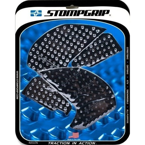 ストンプグリップ STOMPGRIP トラクションパッドタンクキット ボルケーノ18年-20年 ヤマハ MT-07カラー:ブラック材質:エラストマー樹脂レーシングスーツやレザーパンツはもちろん、オフロードウエアやジーンズであってもトラクショ...