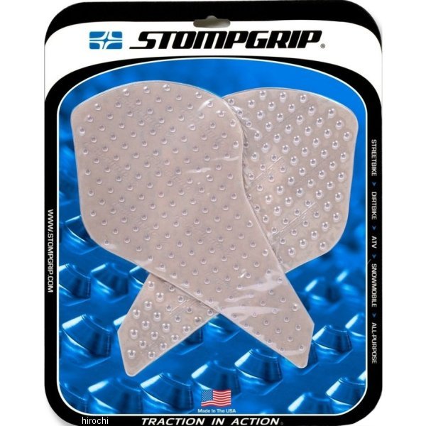 ストンプグリップ STOMPGRIP トラクションパッドタンクキット ボルケーノ20年以前 ホンダ AFRICATWIN ADVENTURESPORTカラー:クリア材質:エラストマー樹脂レーシングスーツやレザーパンツはもちろん、オフロードウ...