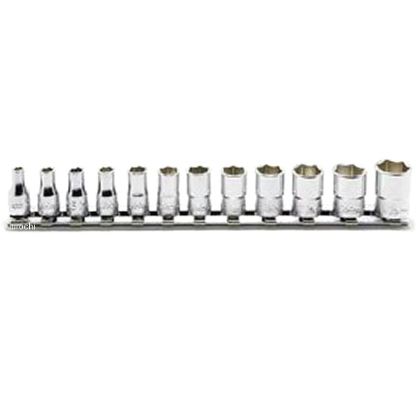 RS2400M-12-KK コーケン Ko-ken 1/4"(6.35mm)SQ. 6角ソケットレールセット 12ヶ組 RS2400M-12楽天 JP店
