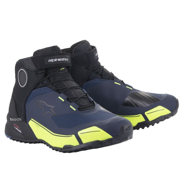 アルパインスターズ CR-X DRYSTAR ライディングシューズサイズ:11(28.5cm)カラー:1705 ブラック/ダークブルー/イエローフロー【仕様説明】・ライディング操作性とタウンユースの柔軟性を両立した軽快・快適シューズ。・アル...