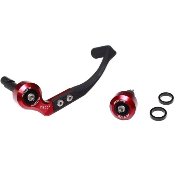 アクティブ ACTIVE ブレーキレバーガード&バーエンドカラー:レッド※マウントキットは別売りです。30812001楽天 JP店