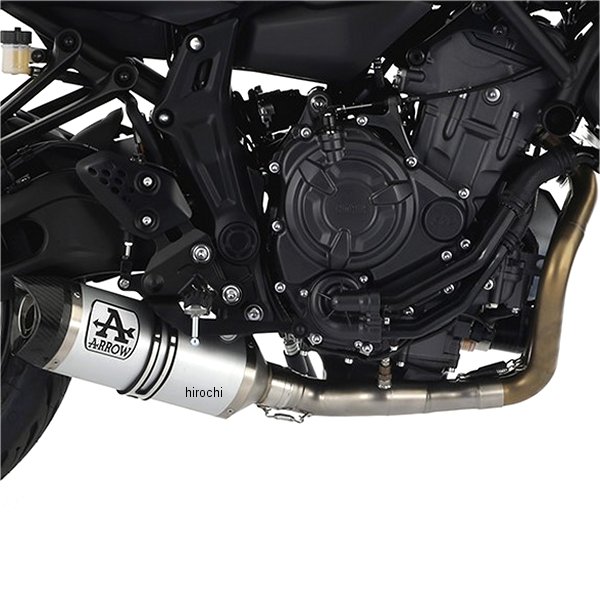 アロー Arrow フルエキゾースト Thunder22年 ヤマハ XSR700(8BL-RM41J)マフラータイプ:フルシステム Thunder(JMCA車検対応)サイレンサー型番:71930AKサイレンサー素材:アルミ(カーボンエンド/...