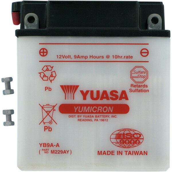 ユアサ バッテリー 開放型 YB9A-A89年-94年 スズキ LT 160E QuadRunner03年-04年 スズキ LT 160E QuadRunner91年-01年 スズキ LT-F 160 QuadRunner本製品は液別バッテ...