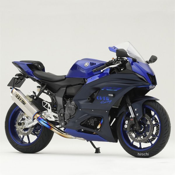 オーヴァー OVER フルエキゾースト TT-Formula RS 2-122年以降 ヤマハ YZF-R7 ABSフルエキゾースト2-1マフラーチタンエキパイ:Φ38.1-Φ42.7チタンテールパイプ:Φ60.5チタンサイレンサー:TT-F...