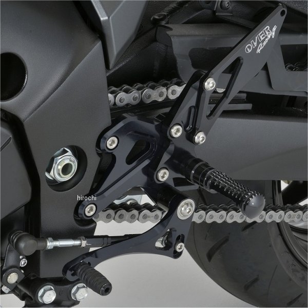 オーヴァー OVER バックステップ 4ポジション19年-21年 スズキ KATANAスズキ GSX-S1000Fカラー:ブラックアルマイト仕上げ4ポジション25mmBACK/35mmUP25mmBack/45mmUp15mmBACK/45...