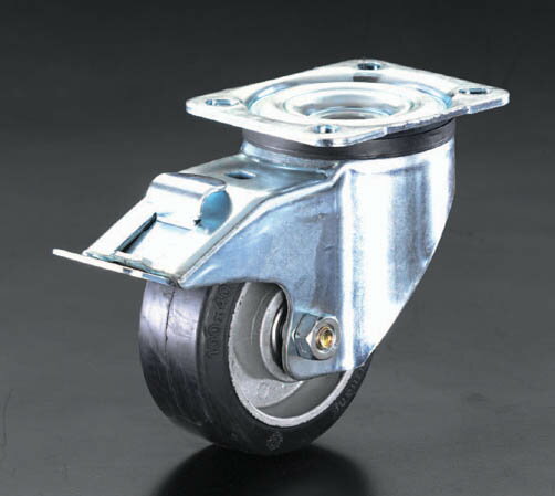 ●耐熱温度:-25-80°C●材質:金具:スチール、車輪:ソリッドラバー●仕様:自在後ブレーキ●車輪径×幅:125×40mm●耐荷重:250kg●全高:155mmボールベアリングサイズによってホイールの形状は異なります00001206709...