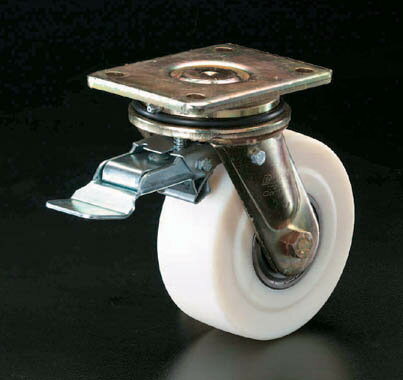 ●耐熱温度:-25-80°C●材質:本体:スチール(亜鉛メッキ)、車輪:ナイロン6●仕様:自在前ブレーキ●車輪径×幅:150×55mm●耐荷重:2500kg●全高:205mm●重量:11.5kgボールベアリング000012025260楽天 ...