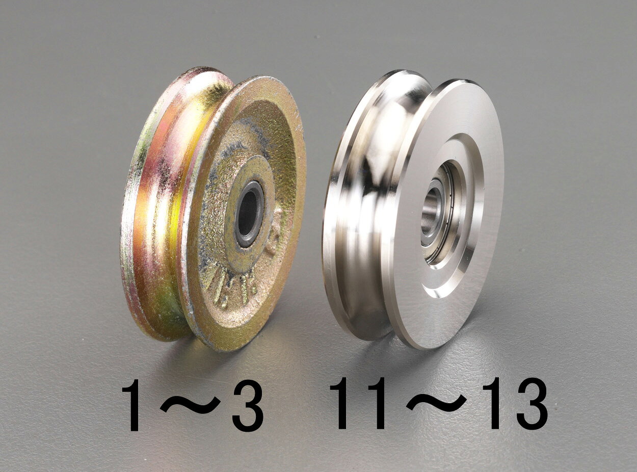●車径（A）:75mm●サイズ:B:ベアリング6201ZZ・10mm、C:21mm、D(穴径):12mm、G:12mm●使用ロープ径:-10mm●材質:鉄滑車の交換用部品です。ベアリング入りですので回転が滑らかです。000012245429　