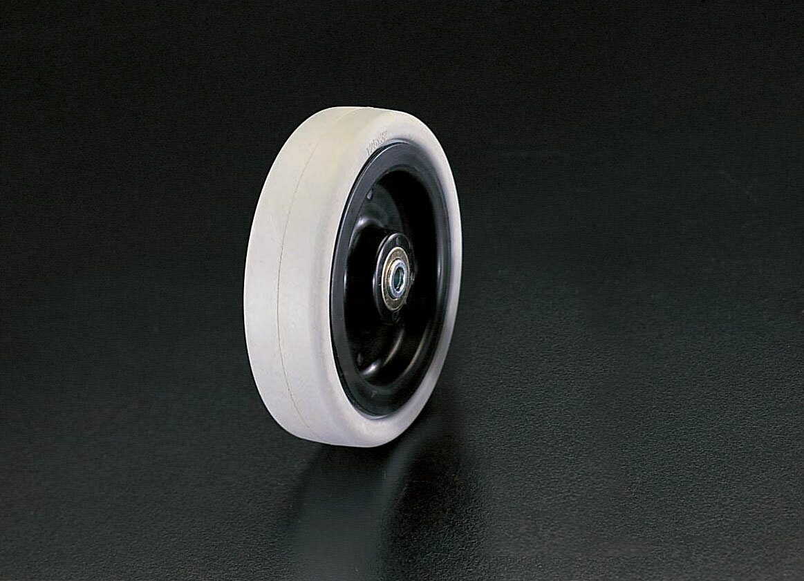 ●材質:タイヤ:ソリッドラバー、リム:ナイロン6●耐熱温度:-20-60°C●車輪径×幅:150×32mm●耐荷重:110kg●軸径:8mmボールベアリング000012065739　