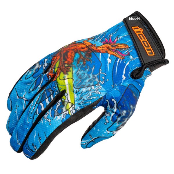 アイコン ICON 春夏モデル グローブ HOOLIGANサイズ:Lカラー:DINOFURY・ポリエステルメッシュ素材・手のひらAX LAREDO素材と補強・ナックルクッションガード3301-4637楽天 JP店