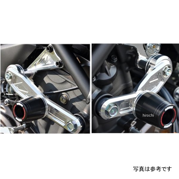 アグラス AGRAS レーシングスライダー サブフレームφ50&エンジンハンガーヤマハ MT-07カラー:ブラック【仕様説明】サブフレームタイプのスライダー部分(ジュラコン):ロゴ無しサブフレームタイプスライダーφ50(左右)+エンジンハン...