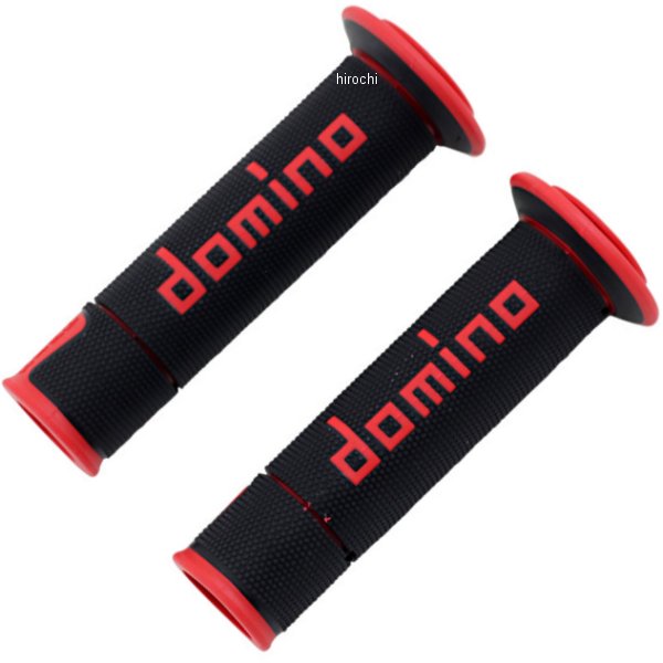 0630-2669 A45041C4240 G2 エルゴノミクス G2 ergonomics DOMINO A450 グリップ 黒/赤カラー:ブラック/レッド22.2mmハンドル用独自のテクスチャーにより、ライダーの手のひらの摩耗を抑えなが...