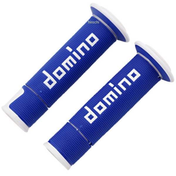0630-2671 A45041C4648 G2 エルゴノミクス G2 ergonomics DOMINO A450 グリップ 青/白カラー:ブルー/ホワイト22.2mmハンドル用独自のテクスチャーにより、ライダーの手のひらの摩耗を抑えなが...