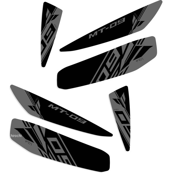 ピラミッドプラスチック Pyramid Plastics デカール21年-22年 ヤマハ MT-09カラー:ブラック/グレー6枚セット※海外輸入品の為、納期予定は1-3ヶ月程度となります。予めご了承ください。※写真は参考です。BRA0820...