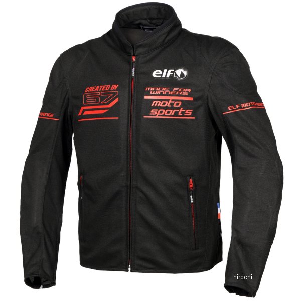 エルフ elf 2023年春夏モデル フレッドメッシュジャケットサイズ:Sカラー:ブラック/レッド【素材】表地:ポリエステルメッシュ裏地:ポリエステルメッシュ【仕様説明】ジャケットの生地構成をメッシュ1枚のみとし裏地を排したスーパーライト&...