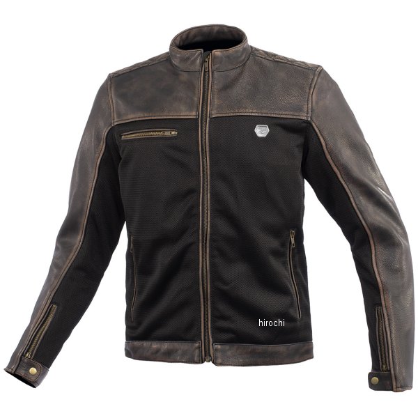 ※メーカー在庫限り。ご注文のタイミングにより、特価でのご案内ができない場合がございます。予めご了承ください。コミネ KOMINE 春夏モデル ハーフレザーメッシュジャケットサイズ:XLカラー:ビンテージブラウン素材:牛革、ポリエステルプロテ...