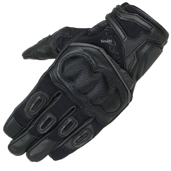 ラフ&ロード 春夏モデル ラフプロテクショングローブ サイズ:WMオールブラック 【素材】甲側:ニットジャージ、タフレザー、樹脂ナックルパッド、反射素材、牛革　掌側:牛革、スマートタッチレザー両手タッチパネル対応（親指、人差し指）、リフレク...