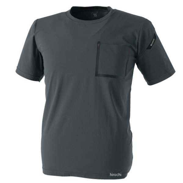 TSデザイン TS DELTA スウェットワークTシャツサイズ:Sカラー:チャコールグレー素材:DELTAナイロン4Dストレッチ (ナイロン88%、ポリウレタン12%)TS DESIGN 83551のスウェットワークTシャツ。ドライな質感で...