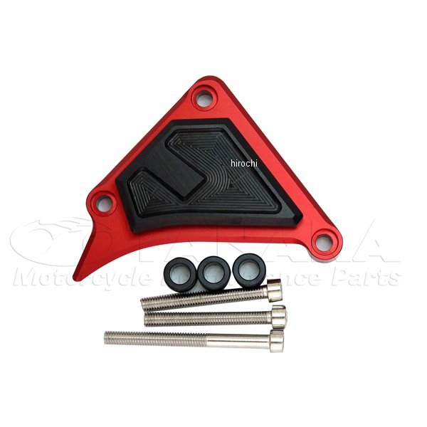 ca1031 田中商会 スターターギアプロテクター ホンダ グロム、MSX125カラー:レッド・エンジン回りのドレスアップに最適【材質】 アルミca1031楽天 JP店