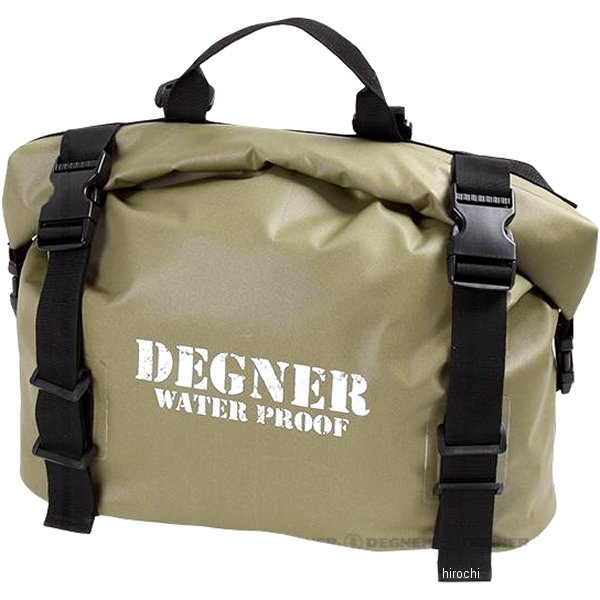 デグナー DEGNER 防水サイドバッグカラー:カーキ 素材:TPUサイズ:縦27cm×横42cm×厚み17cm容量:18リットル付属品:シート取り付けベルト 2本、補助ベルト 2本、底板【注意点】経年変化やご使用による製品の劣化・損耗は避...