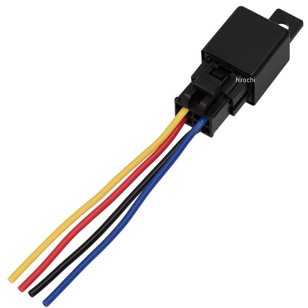 エーモン リレー 24VDC24V車の大容量電装品の配線をサポートプラスコントロール、マイナスコントロールのどちらの配線でも使用可能コイルに電気を入り切りすることで電装品をON-OFFできます。【仕様】・DC24V車専用・使用可能電流:10...