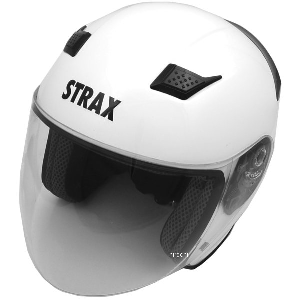 SJ-8 リード工業 ヘルメット ストラックス(STRAX)ジェットタイプカラー:白サイズ:L (59cm-60cm)全排気量対応素材:ABS(帽体)、ポリカーボネイト(シールド)ホルダーレスシールドを採用したスポーティーな本格派ジェットス...