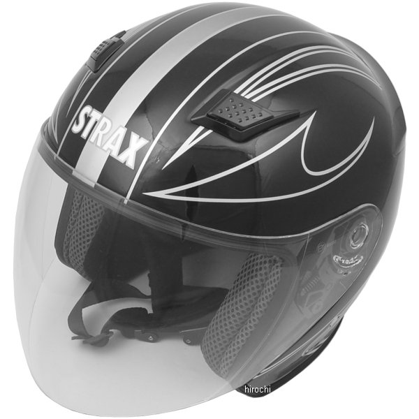 SJ-9 リード工業 ヘルメット ストラックス(STRAX)ジェットタイプカラー:黒サイズ:L (59cm-60cm)全排気量対応素材:ABS(帽体)、ポリカーボネイト(シールド)スポーティーな本格派ジェット「SJ-8」のグラフィックモデル...