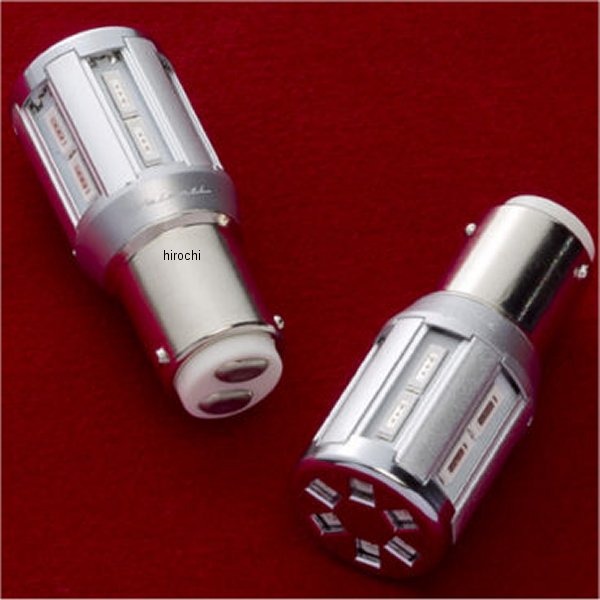 ヴァレンティ VALENTI LEDバルブカラー:レッド保安基準適合国産車専用ハイブリッド車対応LED:高輝度18LED(SMD)(1個)使用LED:1chips SMD用途:テール、ストップランプ等規格:S25ダブル/シングル(BA15s...