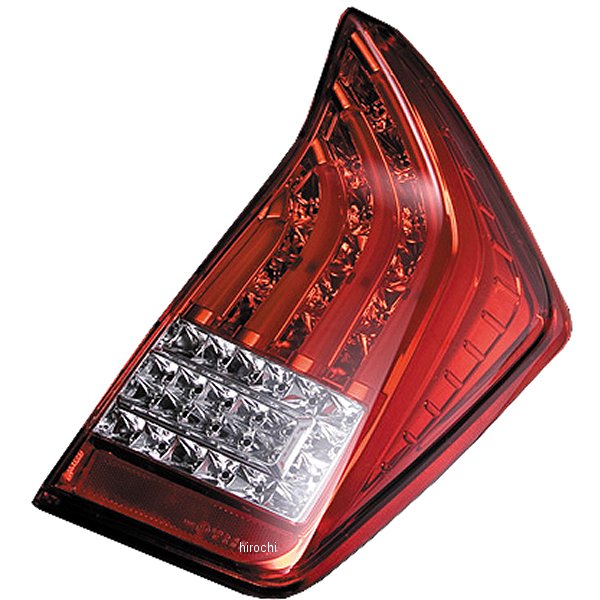 ヴァレンティ VALENTI LEDテールランプ TRADH21.5-H27.12 トヨタ プリウス(ZVW30)H24.1-H28.12 トヨタ プリウス PHV(ZVW35)カラー:ハーフレッド/クローム全グレード対応Eマーク取得済み。...