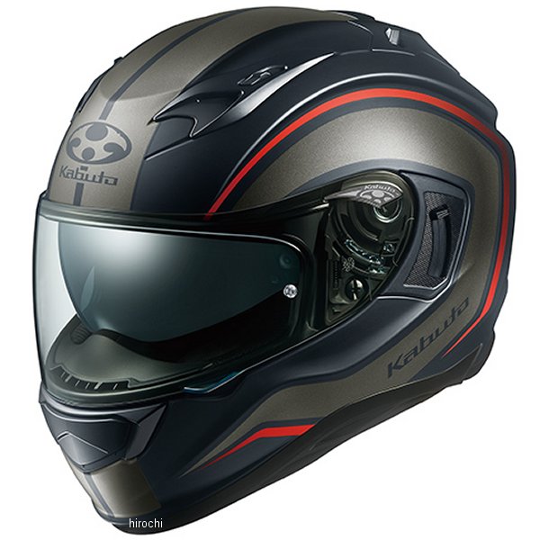 オージーケーカブト OGK KABUTO フルフェイスヘルメット KAMUI-III KNACKサイズ:Lカラー:フラットブラック/グレー【仕様説明】・T.P.S.（高性能サーモプラスチック帽体）優れた耐衝撃性の高性能樹脂原料を使用した熱可...