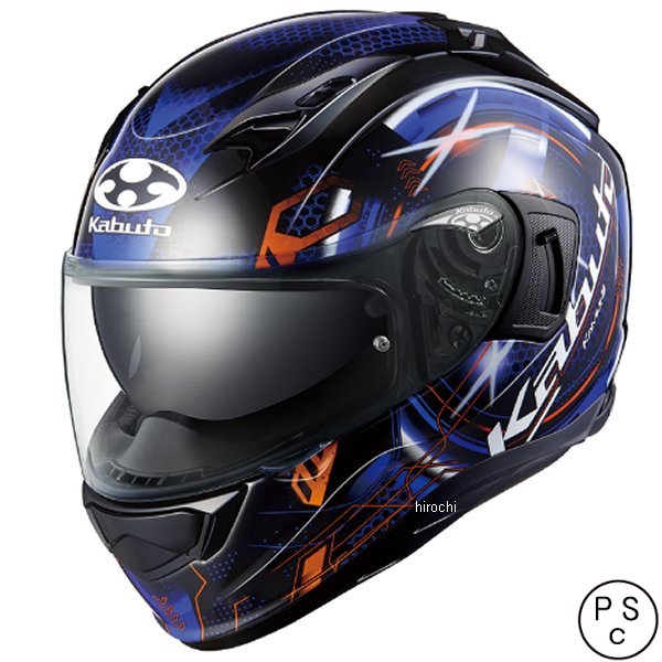 オージーケーカブト OGK KABUTO フルフェイスヘルメット KAMUI 3 エステラサイズ:XL(61-62)カラー:ブラックブルー【標準装備品】標準装着シールド：CF-1W UICシールド(UICクリア)標準インナーサンシェード：C...