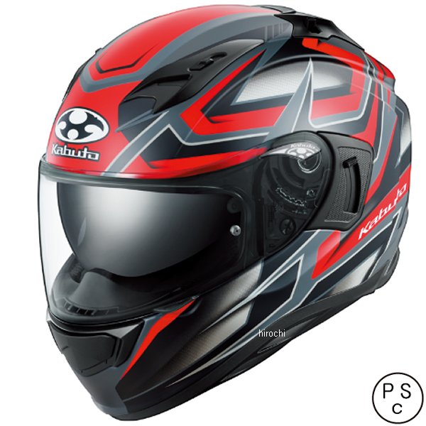 オージーケーカブト OGK KABUTO フルフェイスヘルメット KAMUI 3 アクロバッドサイズ:M(57-58)カラー:フラットブラックレッド【標準装備品】標準装着シールド：CF-1W UICシールド(UICクリア)標準インナーサンシ...