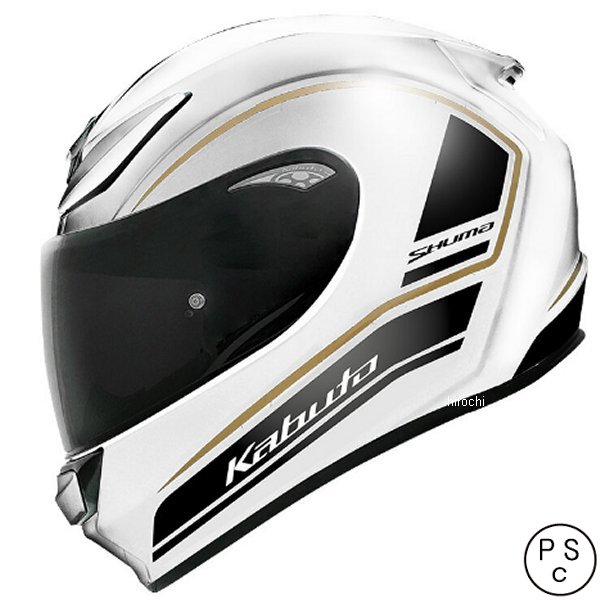 オージーケーカブト OGK KABUTO フルフェイスヘルメット SHUMA ノヴァサイズ:L(59-60)カラー:パールホワイトブラック【標準装備品】標準装着シールド：CF-1W UICシールド(UICクリア)ブレスガードNo.9同梱品:...