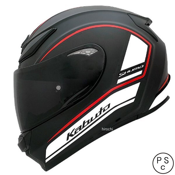 オージーケーカブト OGK KABUTO フルフェイスヘルメット SHUMA ノヴァサイズ:L(59-60)カラー:フラットブラックホワイト【標準装備品】標準装着シールド：CF-1W UICシールド(UICクリア)ブレスガードNo.9同梱品...