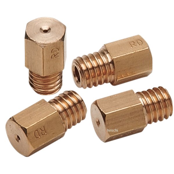 ・メインジェット ミクニ VM、TM、TMX用。・全幅(直径)6mm x 6.9mm /全長11.5mm M5.3 x 0.9。・#650・ミクニ VM、TM、TMXキャブ用。・4個入り。HJ650-4楽天 JP店　