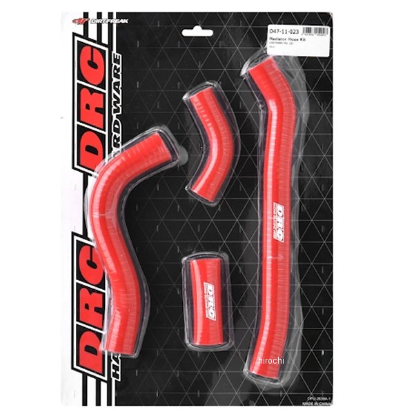 ディーアールシー DRC ラジエターホースキット22年-23年 ホンダ CRF250R22年-23年 ホンダ CRF250RXカラー:レッド【仕様説明】シリコン製ラジエターホースセットです。-40度から260度まで耐えるシリコン素材に高強度...