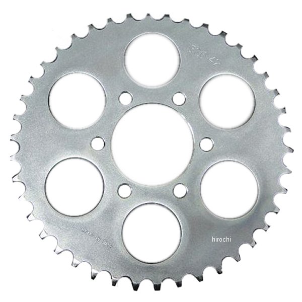 ビーアールシー BRC リアスプロケット77年-79年 スズキ GS400全機種 (逆車にも対応可)純正対応品番:64511-44000サイズ:530丁数:45Tユニクロメッキ仕上げ一般的なアルミ製に比べ鉄製は10倍の耐久性があります。鉄製...